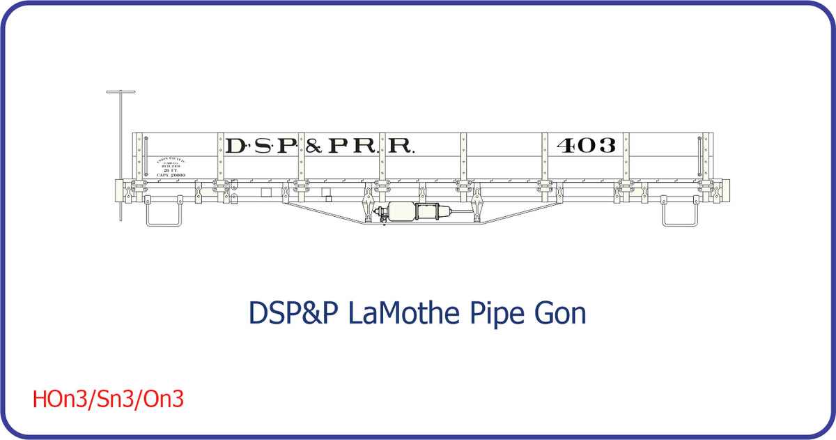 HOn3 DSP&P LaMothe Pipe Gon – Leadville Designs