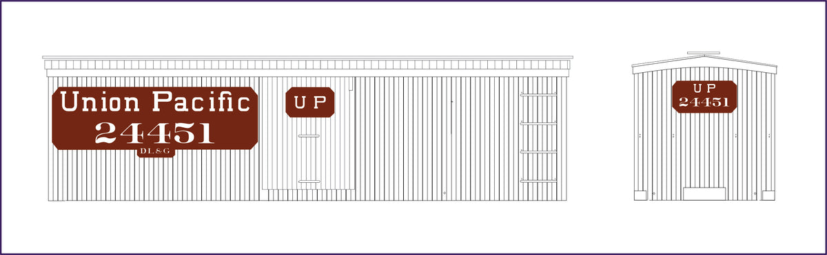 On3 UP-DL&G 27' Boxcar – Leadville Designs