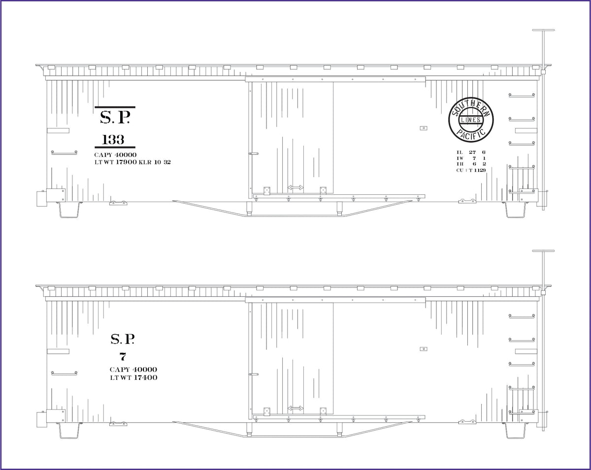 Sn3 SP 28' Boxcar – Leadville Designs