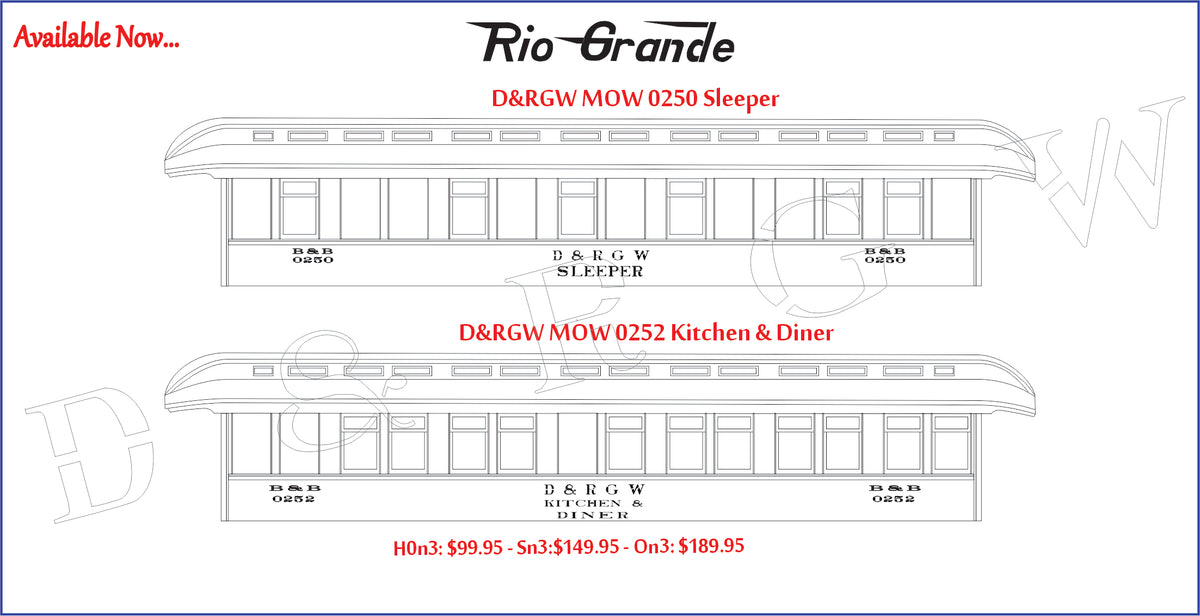 HOn3 D&RGW MOW 0250/0252 – Leadville Designs