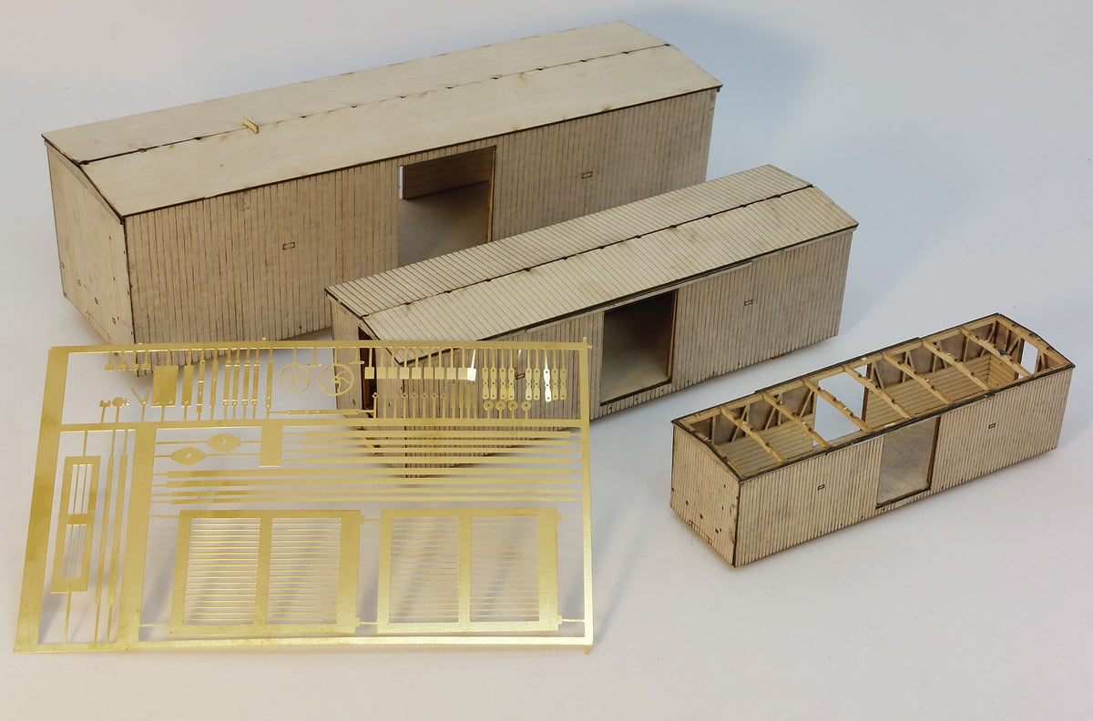 Sn3 Carter C&C/SPC/N&C 28' Combination Boxcar – Leadville Designs